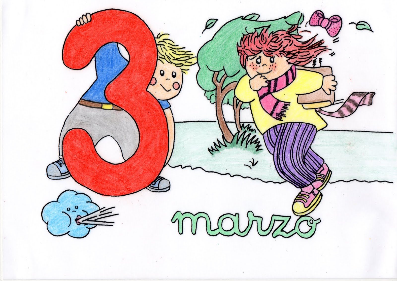 Dibujos de los meses del Año ~ Dibujos para Niños