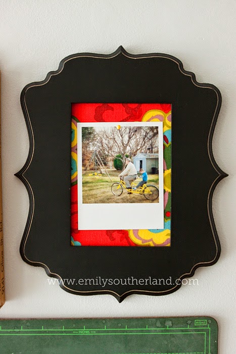 Emily's Little World: DIY Photo Frame Pinboards: Colorful, Cute, and Easy!
