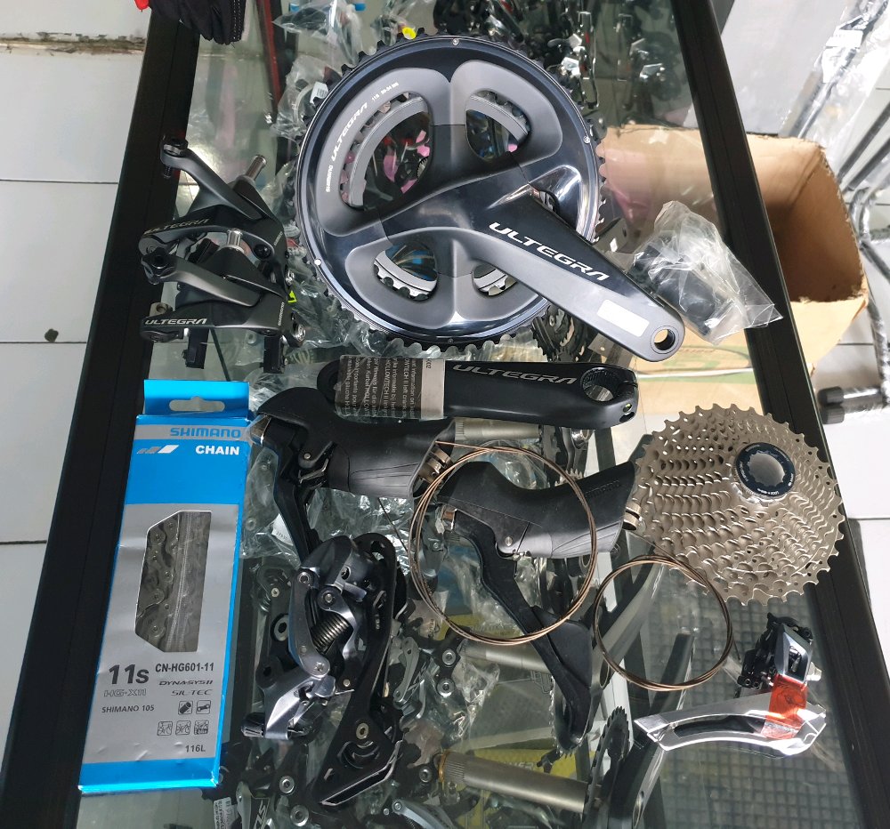 Group Set Shimano Ultegra R8000 11 Speed Hrg Rp. 6.400.000 - Serba Sepeda