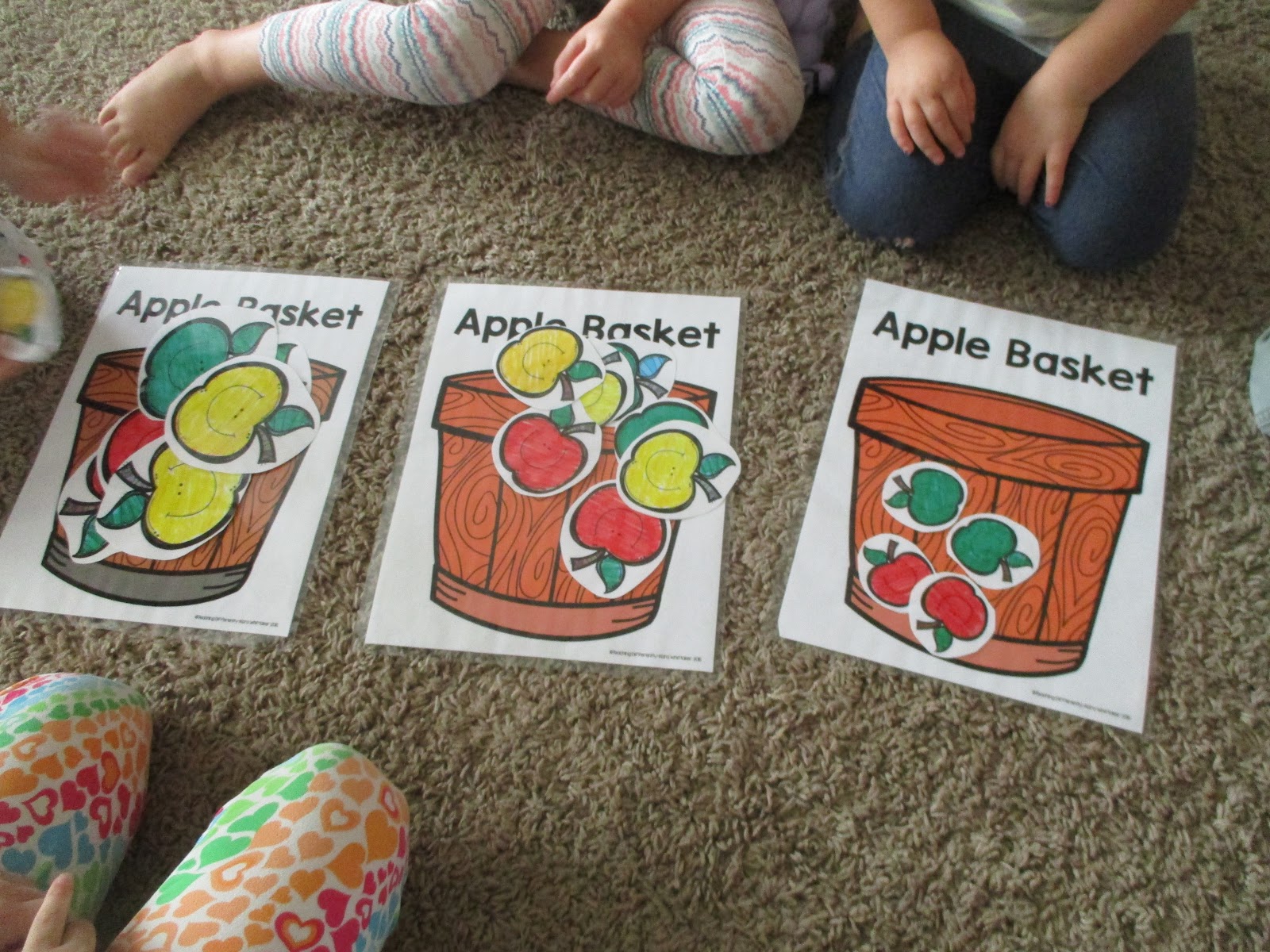 The Cozy Red Cottage: A is for Apple Preschool Theme