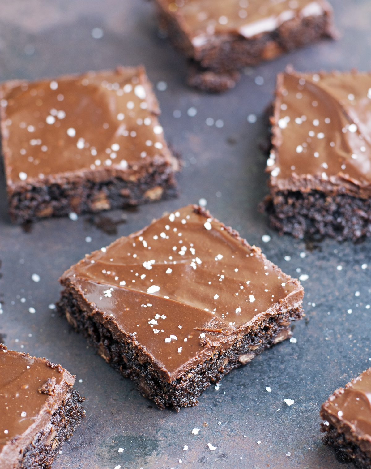The Iron You Salted Double Chocolate Almond Butter Brownies