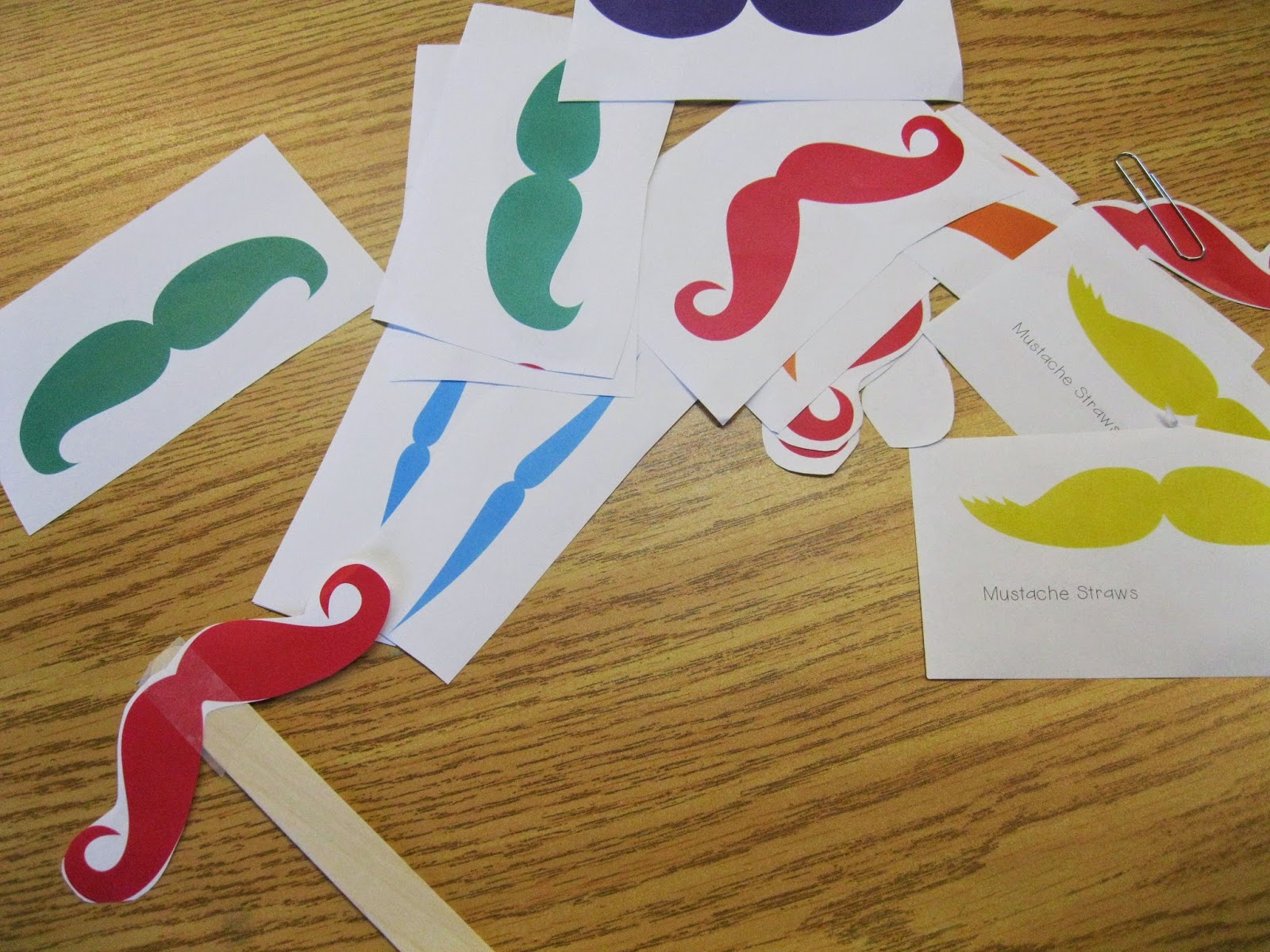 The Short and Sassy Teacher: We Love Books Linky: Mustache Baby