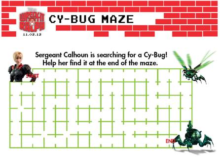 Susan's Disney Family: New WRECK-IT RALPH Activity Sheets!