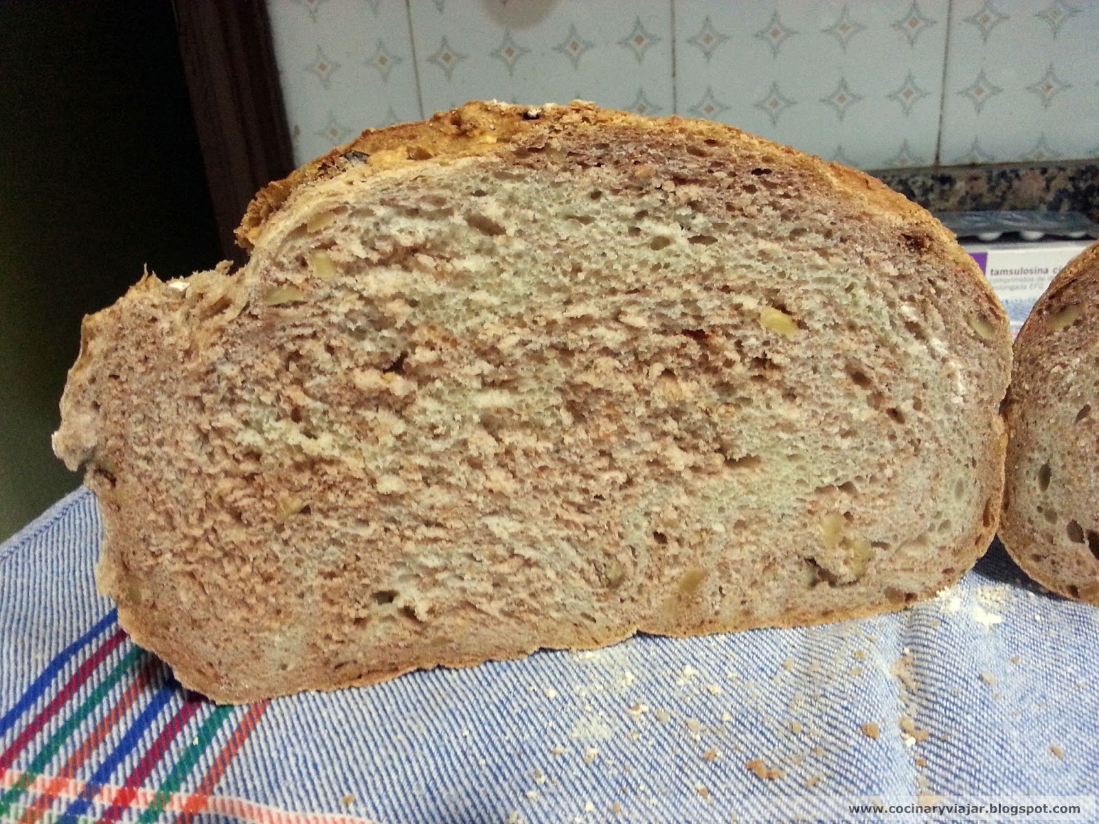 cocinar y viajar, todo es empezar: Pan gigante de trigo y centeno con ...