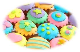 Fiestas y Eventos.: Ponquesitos decorados