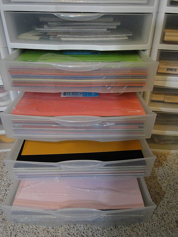 Confessions of a Ribbon Addict: Creative Chat - Organizing Card Stock