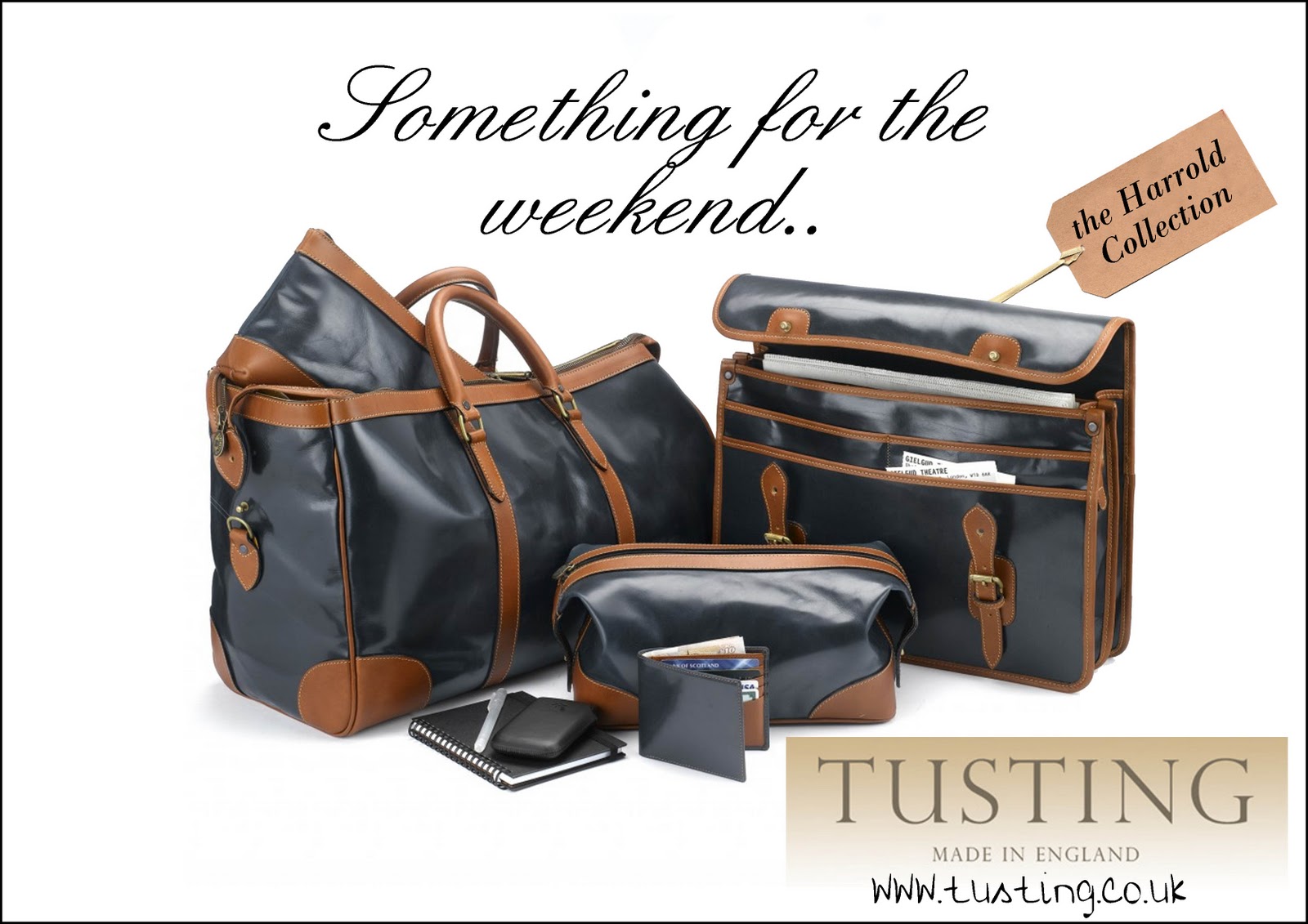 Something for the weekend: Beautiful bags & luggage by Tusting, Made in ...