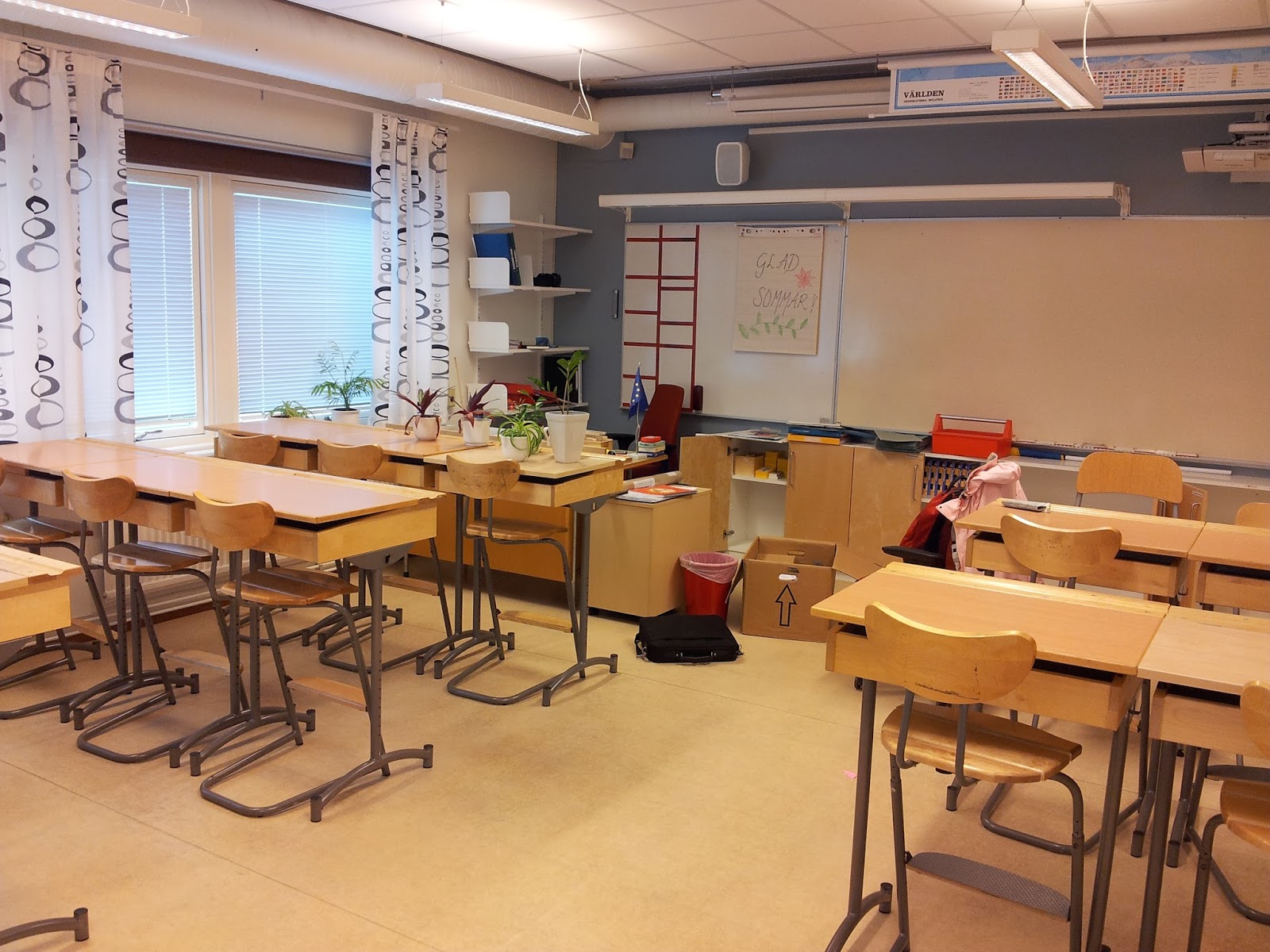 Bäckbläck: Klassrummet