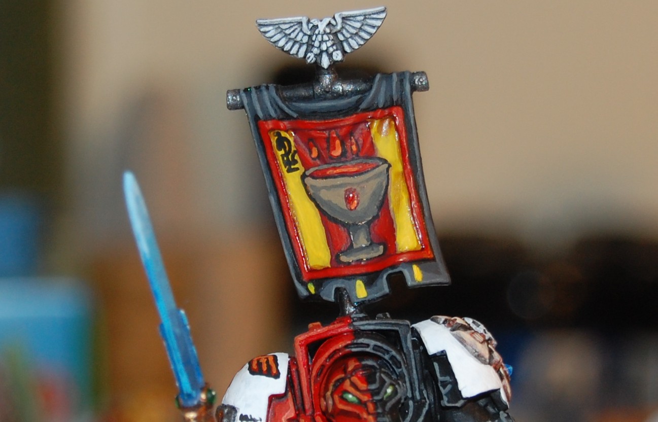 Pitched Battle: Sanguinary Priest in Terminator Armor WIP: All but the Base