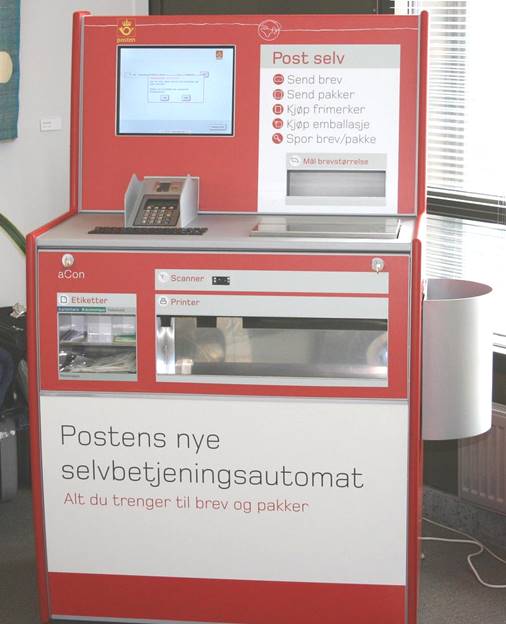 ATM NORGE - NORSKE AUTOMATFRIMERKER: aCon-automater