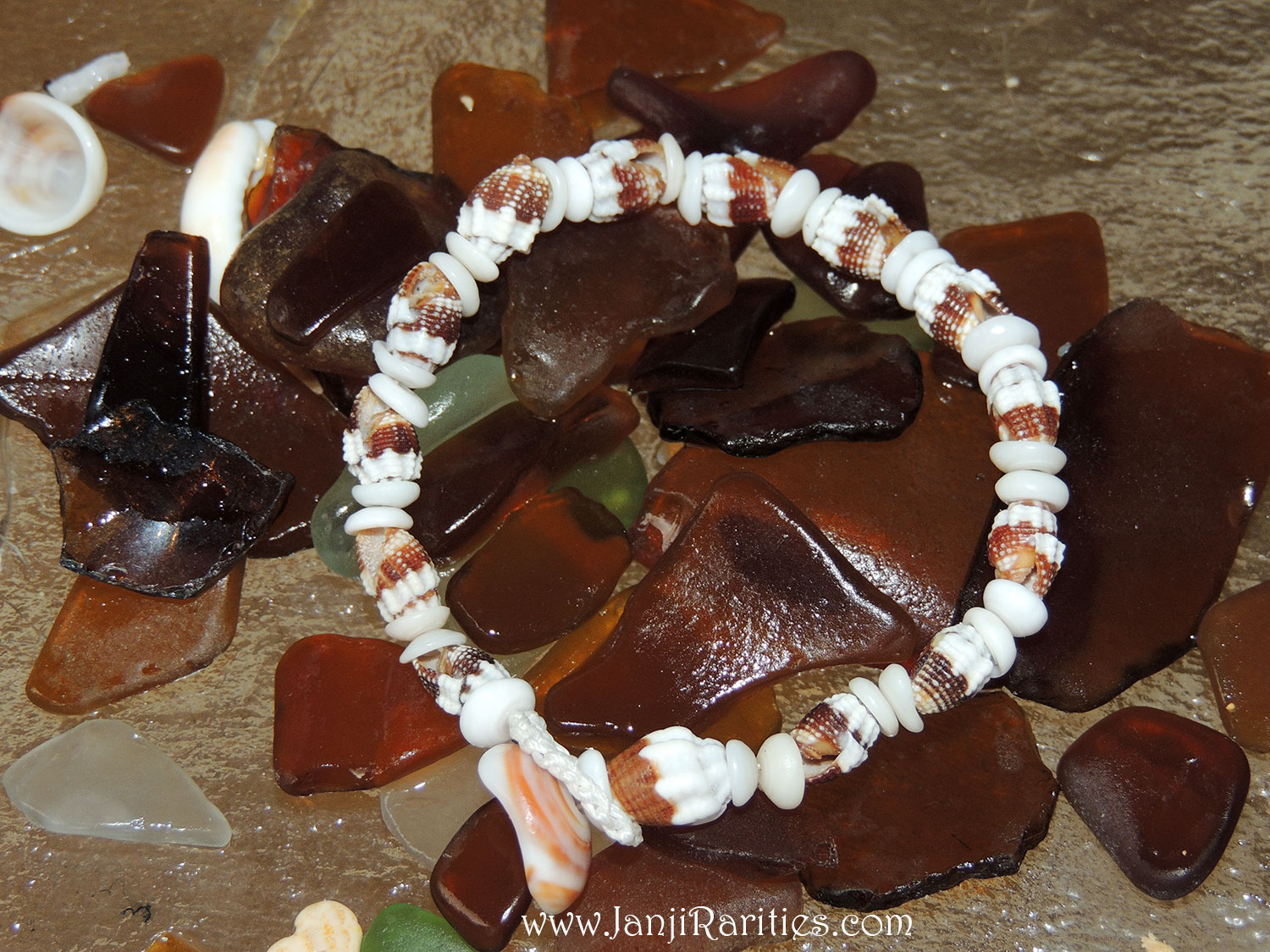 Kahelelani & Sunrise shell jewelry by.... Janjira: Hawaiian shell bracelets