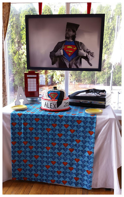 Bella C Parties: Superman Graduation Party