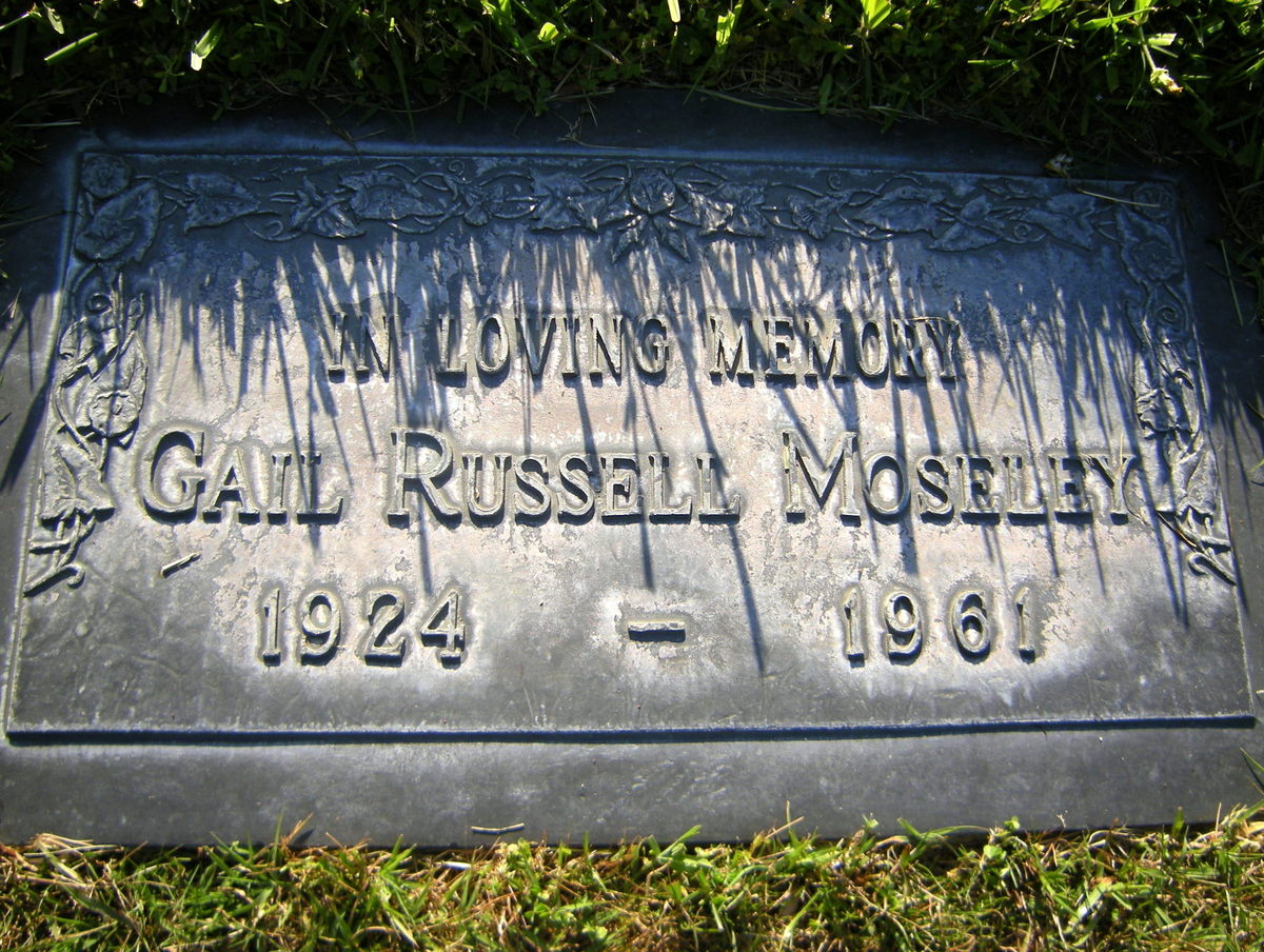 Los Angeles Morgue Files: "The Uninvited" Actress Gail Russell 1961 ...