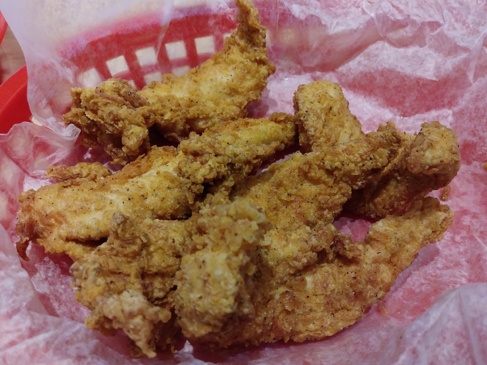 FRIED CHICKEN LIPS: Village Burger