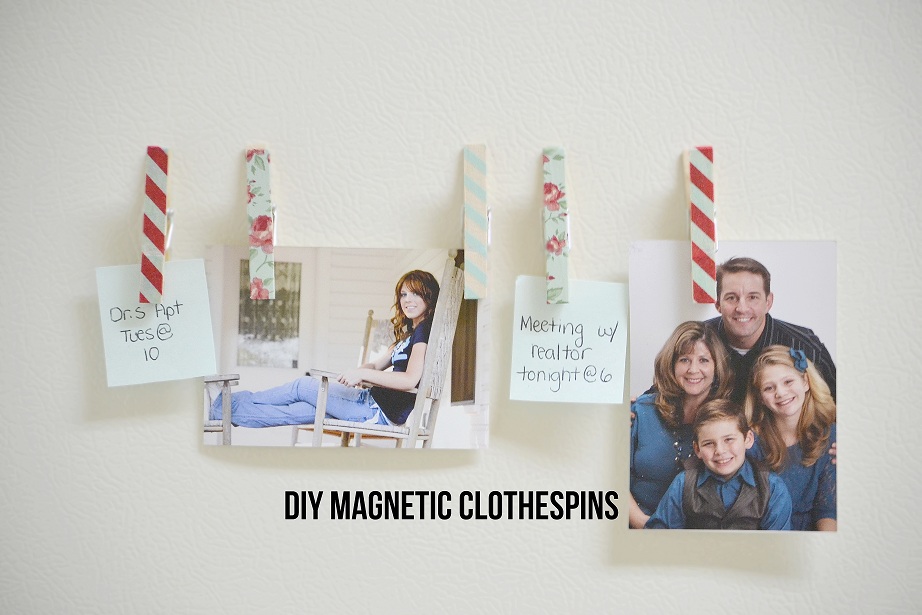 Laura Rahel: DIY Magnetic Clothespins