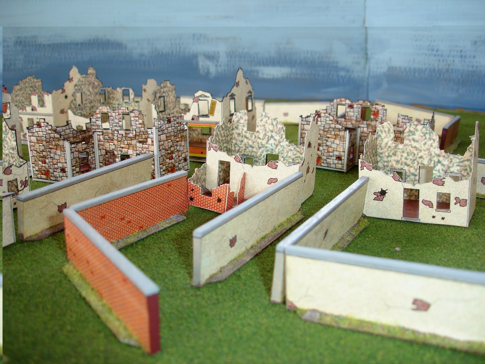 One Sided Miniature Wargaming Discourse: Paper Terrain - European ...