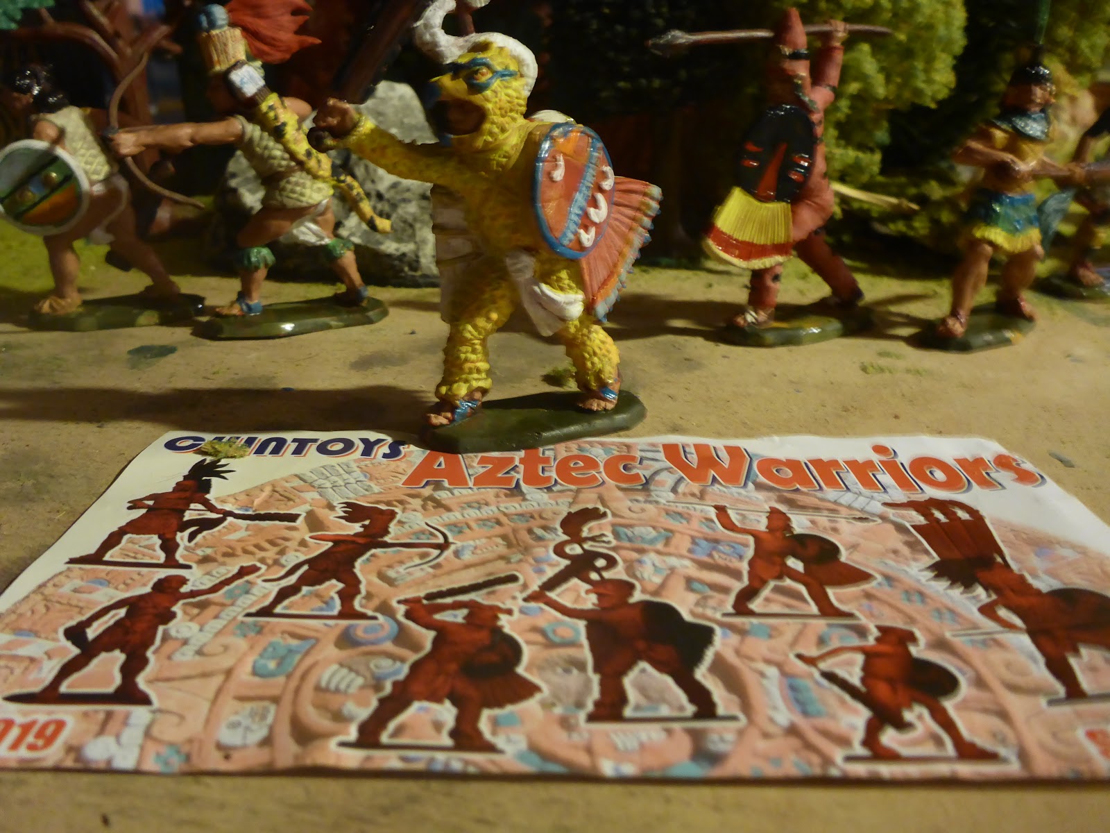 My 1/32 world: Aztecs Chin Toys