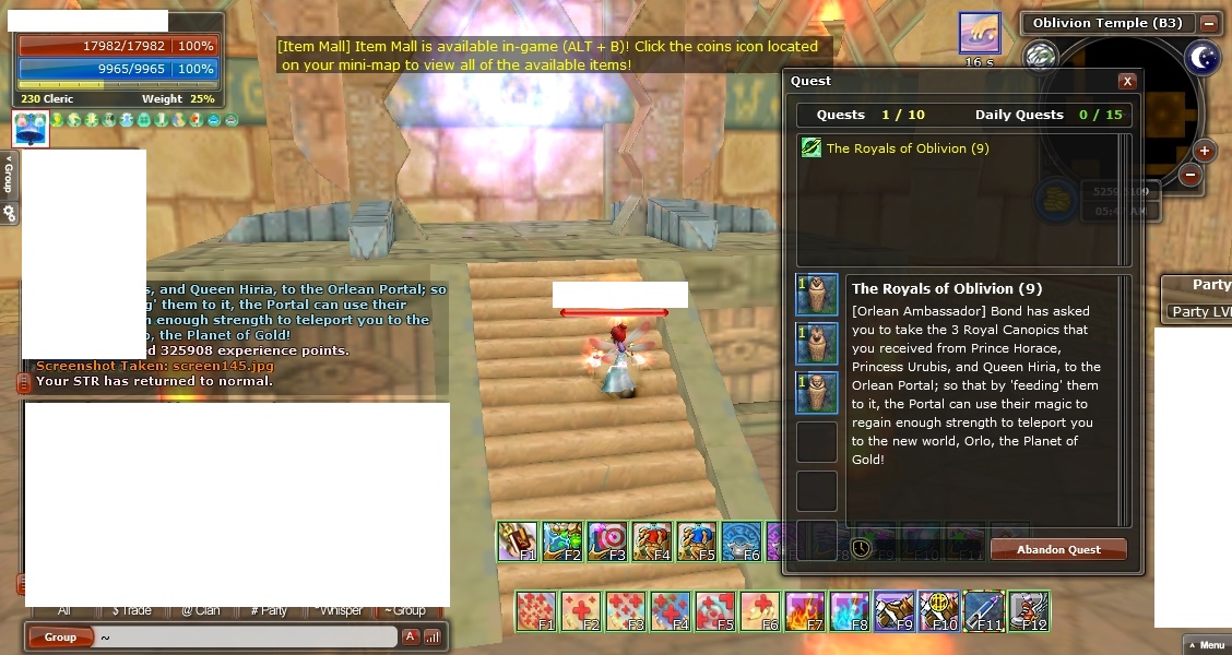 ROSE Online Guide's: The Pyramid of Fate (QUEST TABLET)