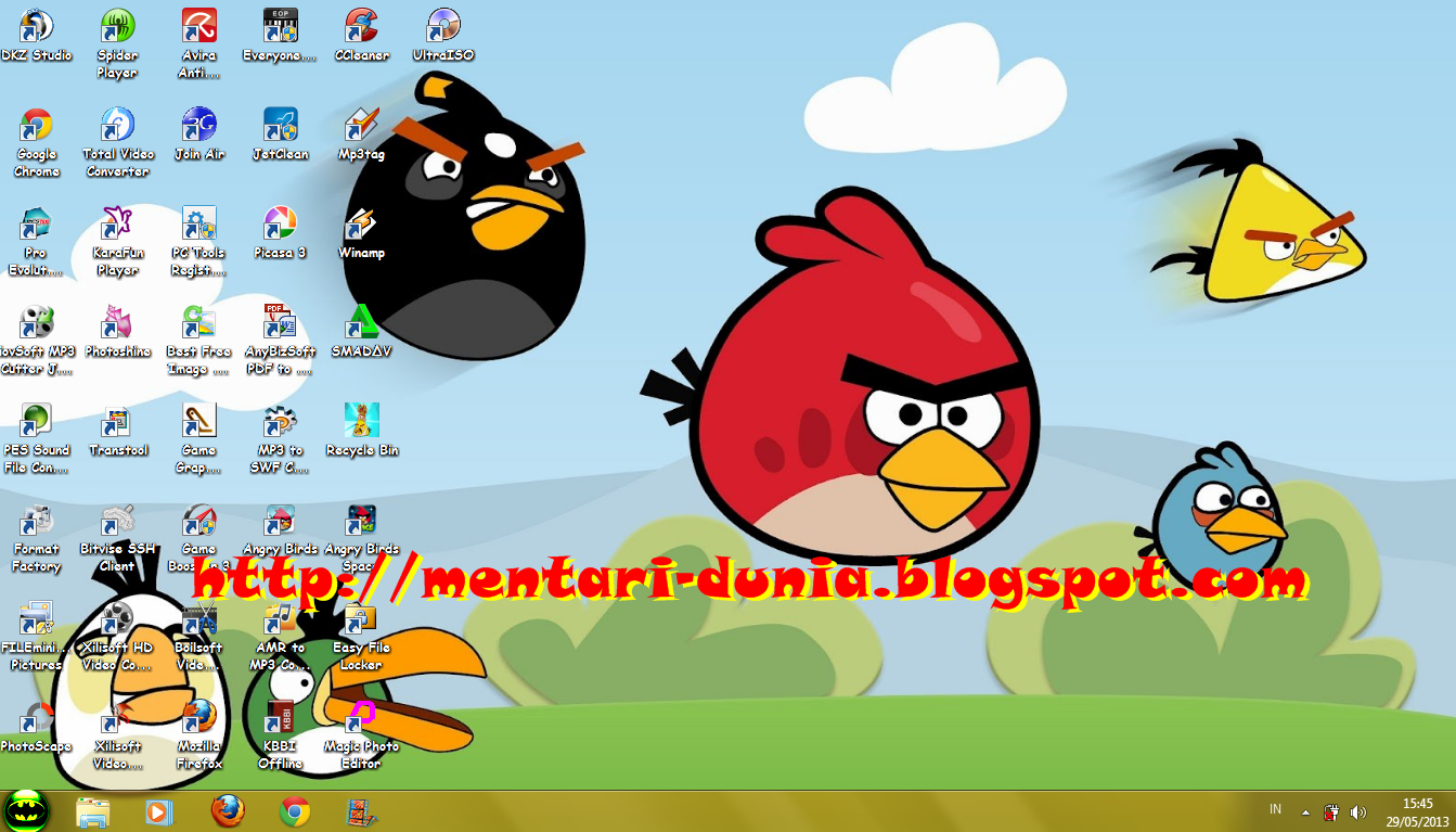 MUSUH ALAMI-PREDATOR: Download Tema angry birds untuk windows 7