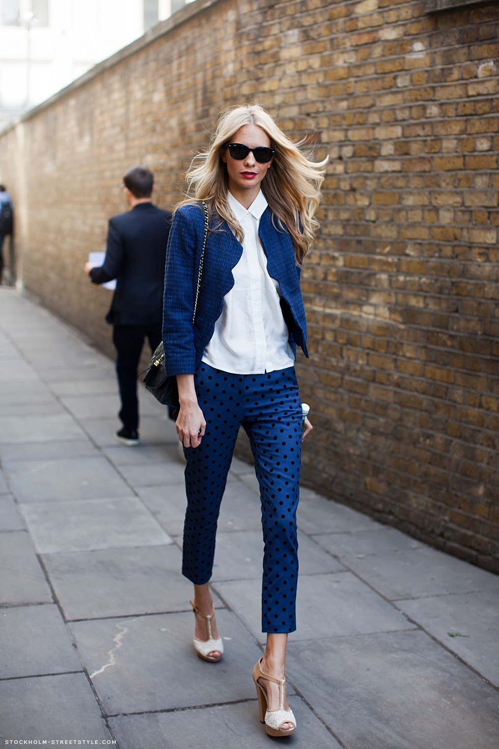 Street Style: Blue Is The Spring Color - Blog de Moda Femenina y ...