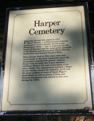 Two Bears Farm and the Three Cubs: Harper Cemetery - Harpers Ferry, WV ...