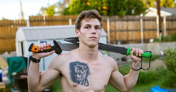 Favorite Hunks & Other Things: Warrior: Daniel Jensen by Damien Manspeaker