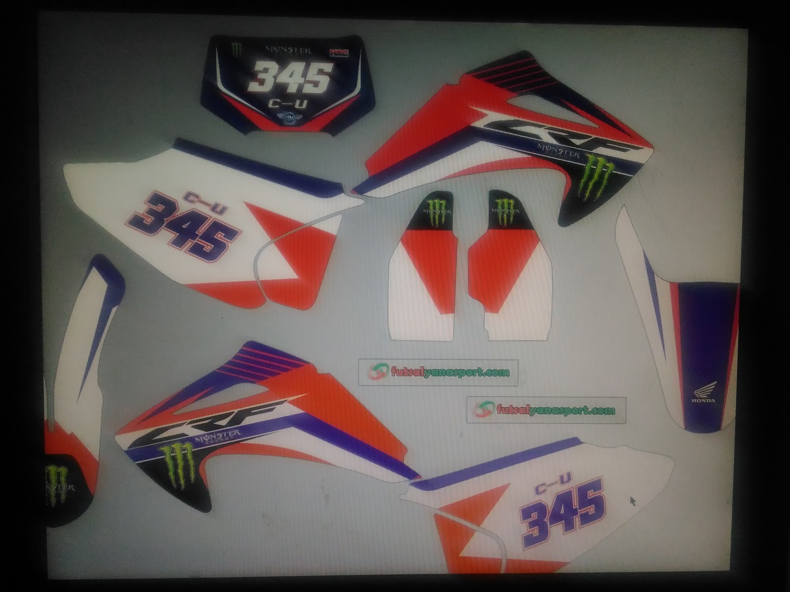 Decal CRF 230 - DECALS MOTOCROSS CUSTOM GRAPHICS