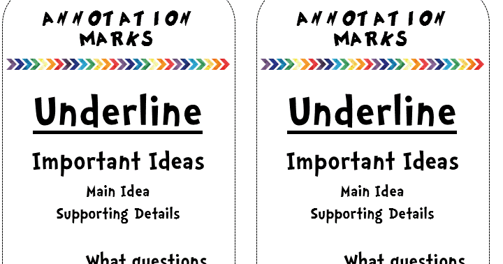 Diary of a Third Grade Teacher: Annotation!