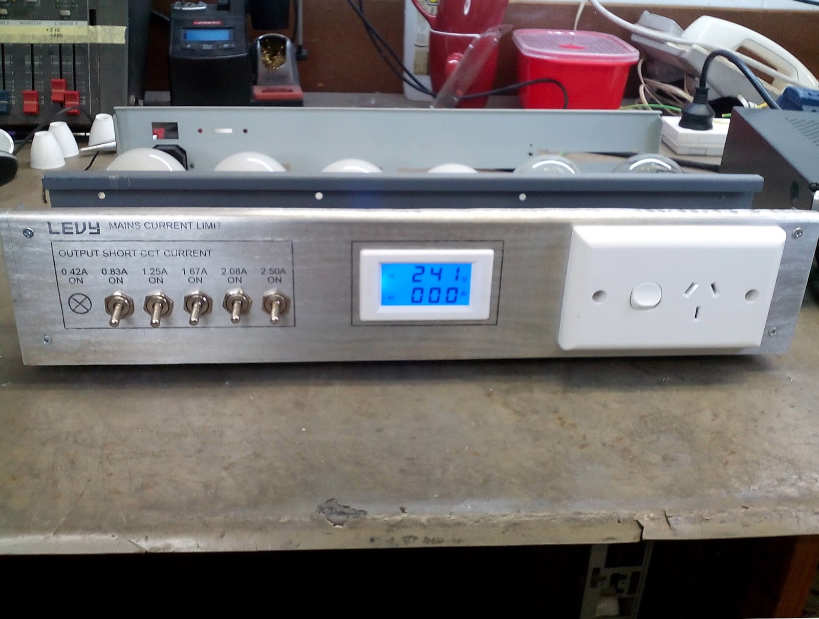 Levy Sound Design: Mains Current Limiting Bulbs