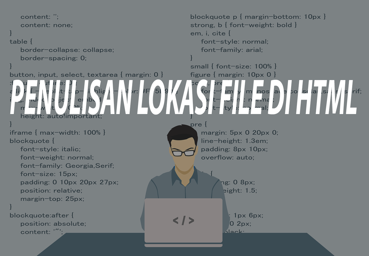 Cara Penulisan Lokasi File / Gambar di HTML - BACA CODING