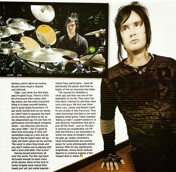 Rock Is Amazing: Aniversario de la muerte de The Rev: el ex batería de ...