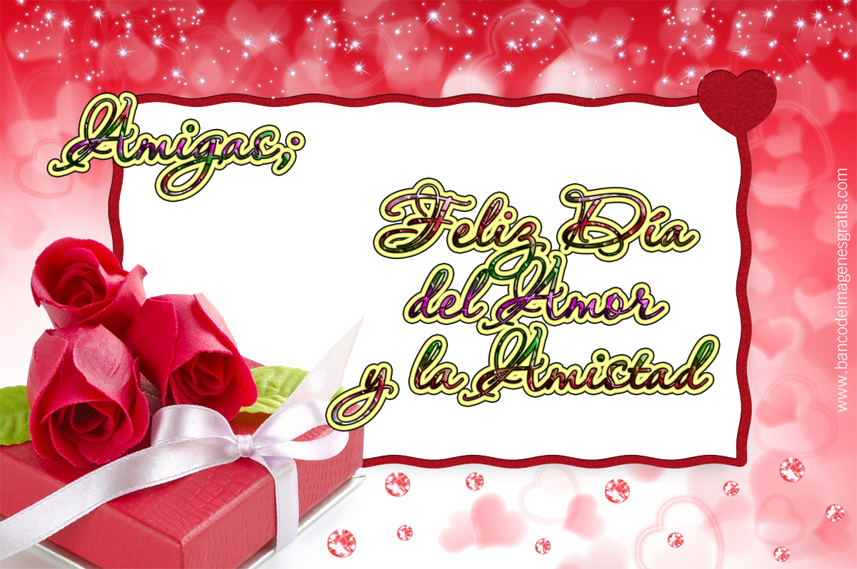 Banco de Imágenes Gratis: 12 Tarjetas para el Día del Amor y la Amistad ...
