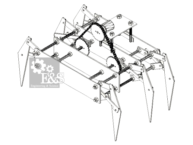 Mechanical Spider using Klann Mechanism