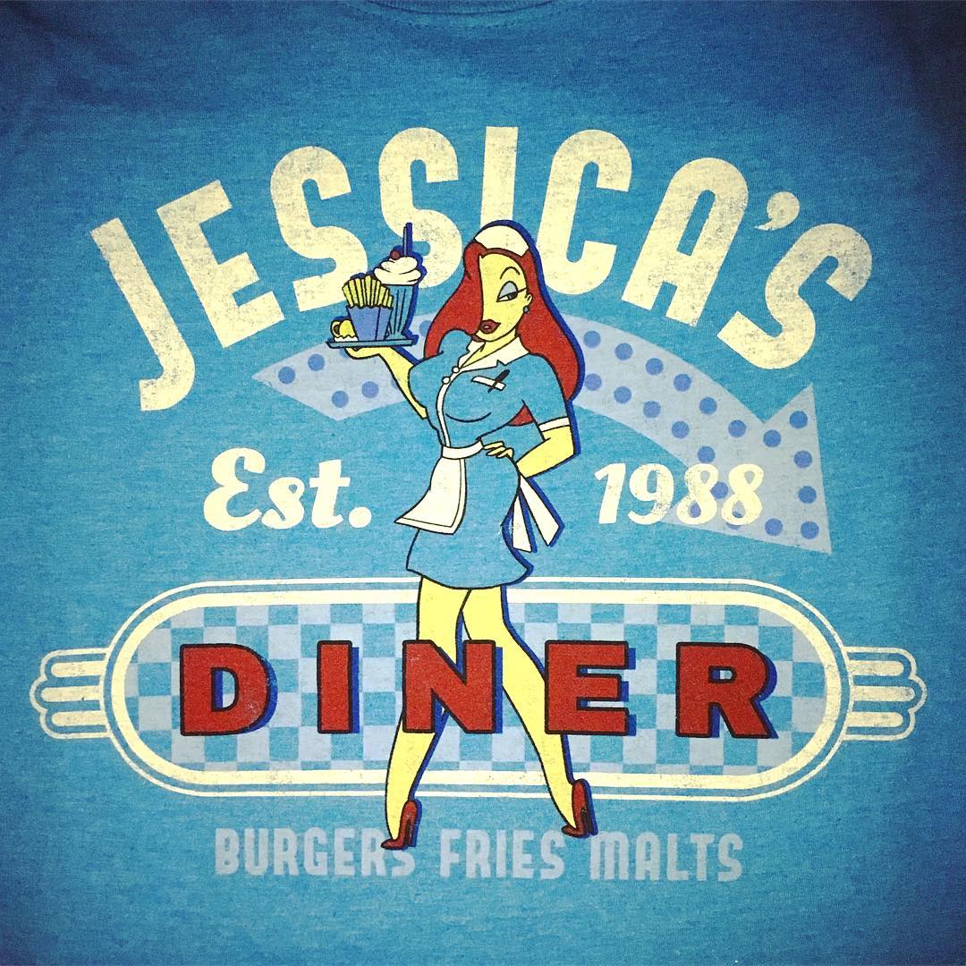 ImNotBad.com - A Jessica Rabbit Site: Now Available - Jessica's Diner Shirt