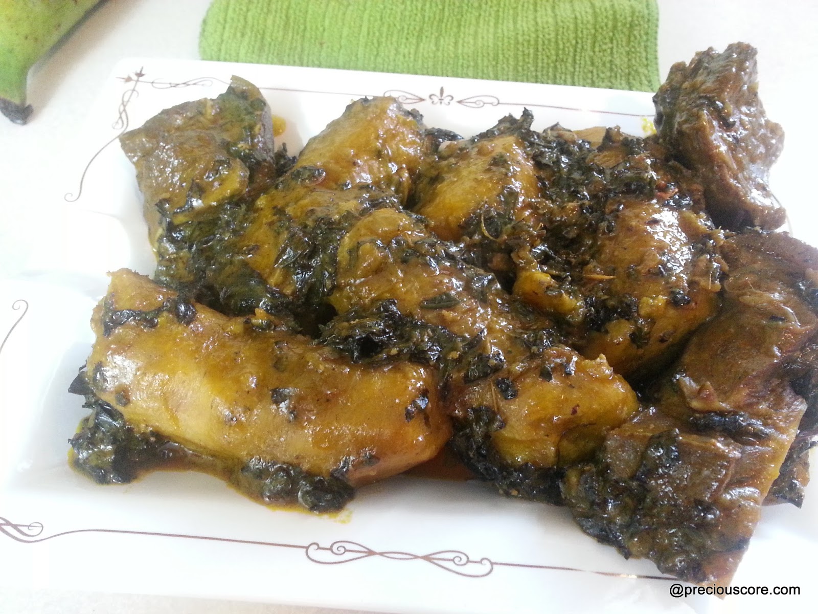 CAMEROONIAN FOOD: BORN HOUSE PLANTI RECIPE | Precious Core