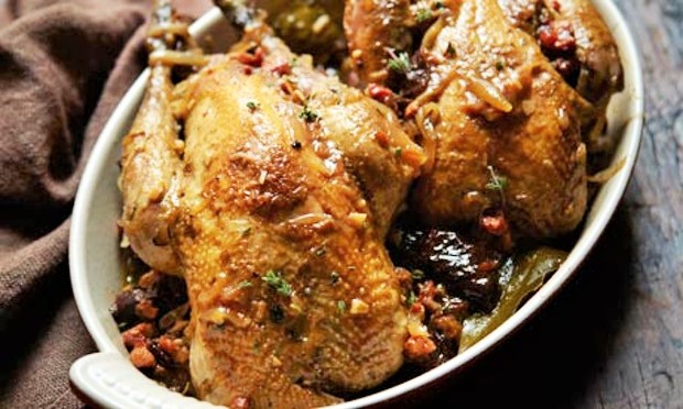 67 going on 50… : PHEASANT WITH BRANDY & PLUMS, a low-fat Indulgence ...