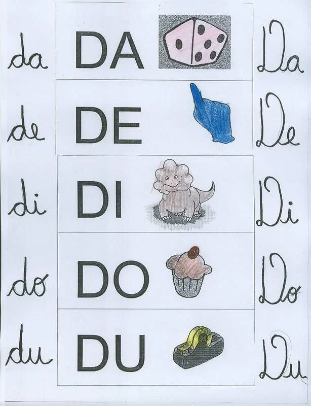 Alfabeto Silábico Ilustrado.