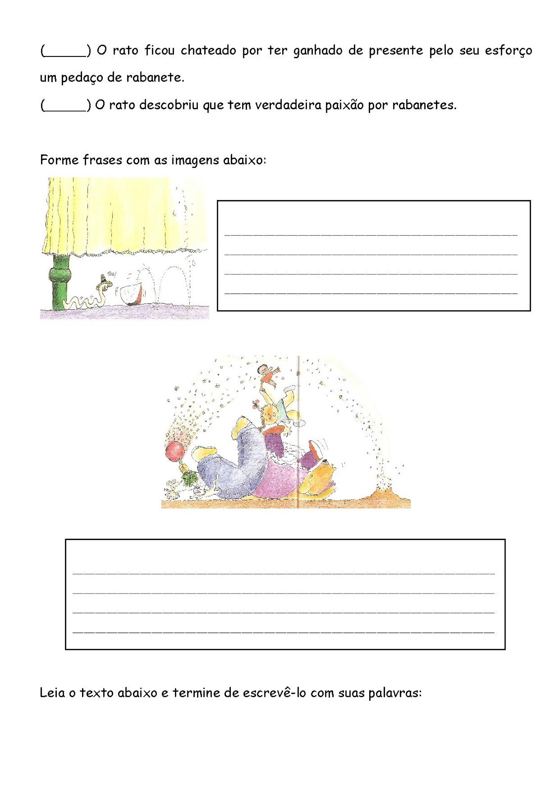 ALFABETIZAÇÃO CEFAPRO - PONTES E LACERDA/MT : História - O Grande Rabanete