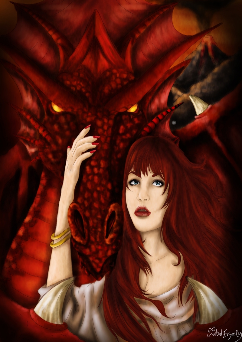 JulietEssence Draws: Lady Dragon