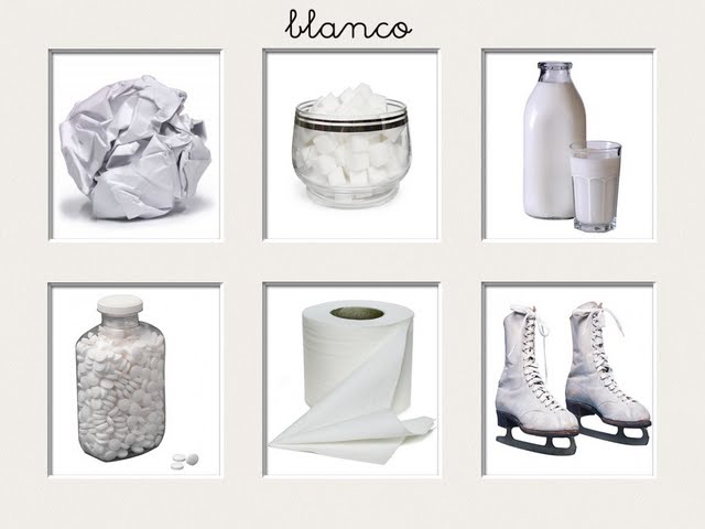 Recursos Educación Preescolar: Colores y objetos relacionados