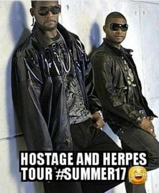 The Usher and R. Kelly memes are classic
