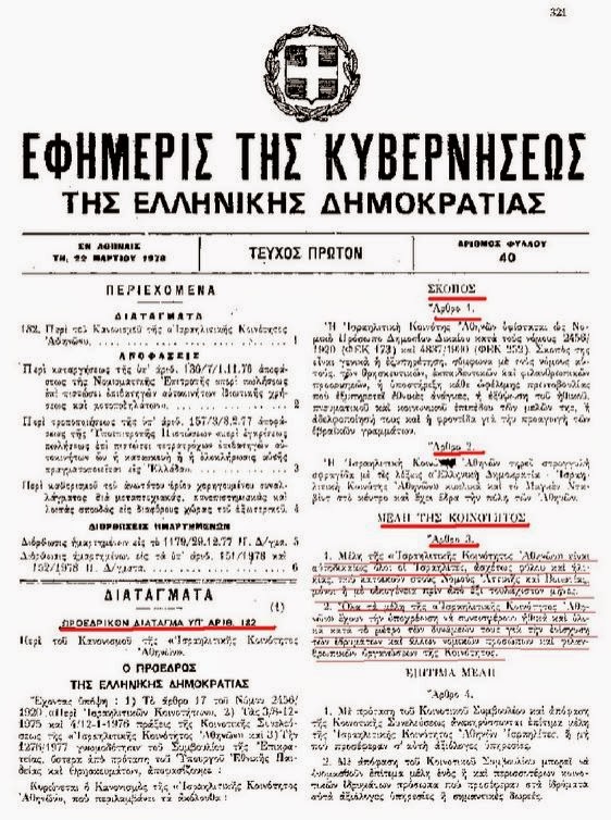 ΕΛΛΑΝΙΑ ΠΥΛΗ: "Αφορολόγητοι οι Εβραίοι (από το '78) στην ...