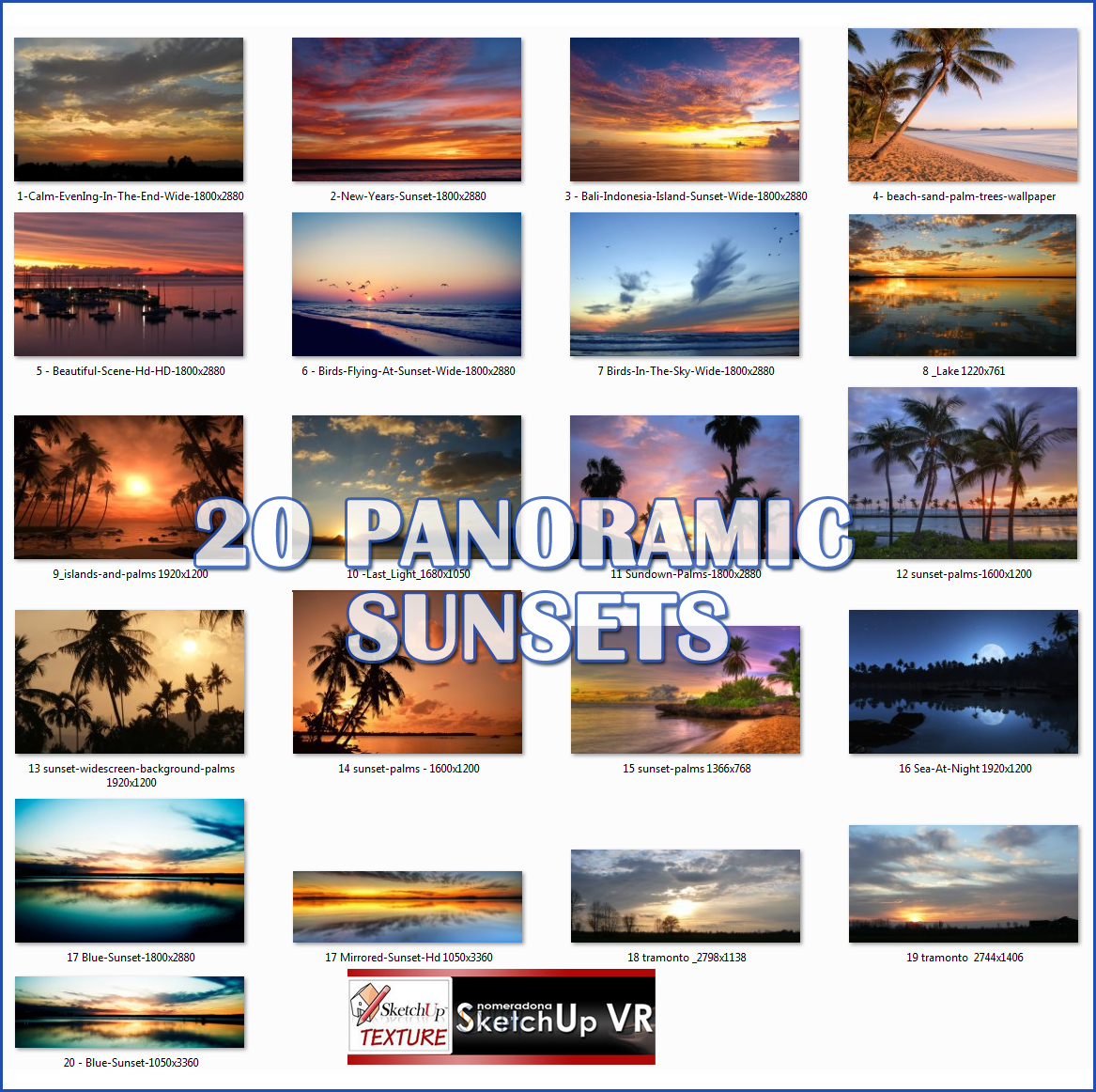 SKETCHUP TEXTURE: BACKGROUNDS