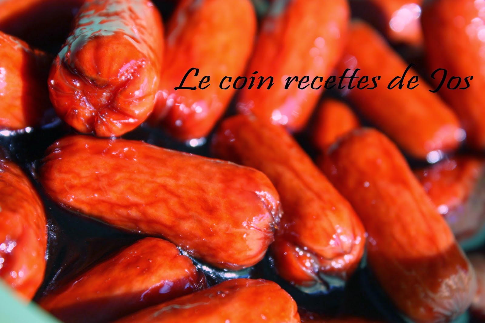 Le coin recettes de Jos: SAUCISSES COCKTAIL EN SAUCE SUCRÉE