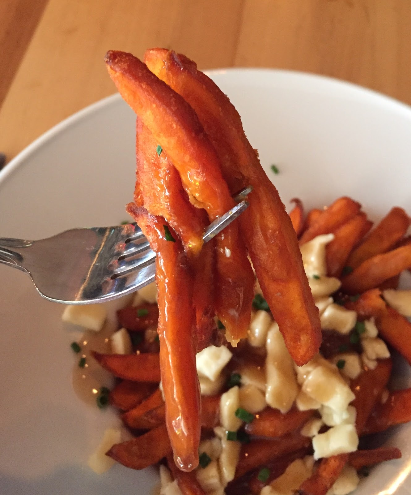 Sweet Potato Poutine From Cinko / シンコのスイートポテト プーティン ~ I'm Made of Sugar ...