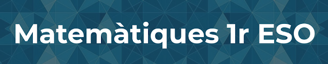 MatemàTIC: Materials Matemàtiques 1r ESO Curs 2018-19
