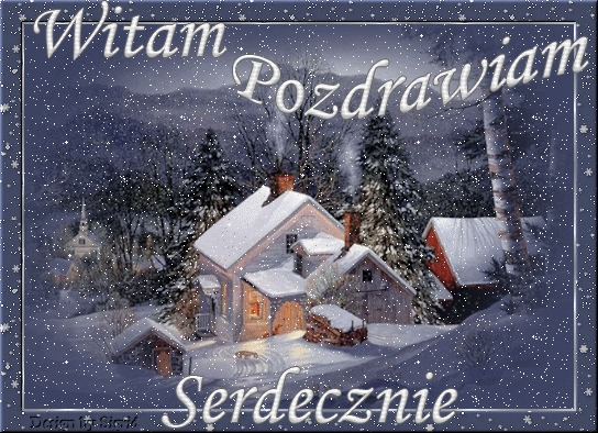 Animowane Gify Zima Mireczki: Animowane zimowe pozdrowienia