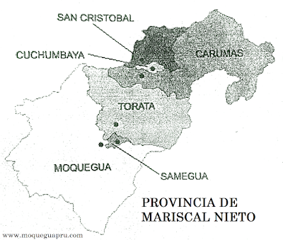 MOQUEGUA: Provincias de la Region Moquegua