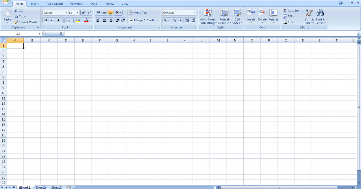 Cara Membuat Tabel di Mic. Excel Hingga Beberapa Halaman ~ Carangkuai ...