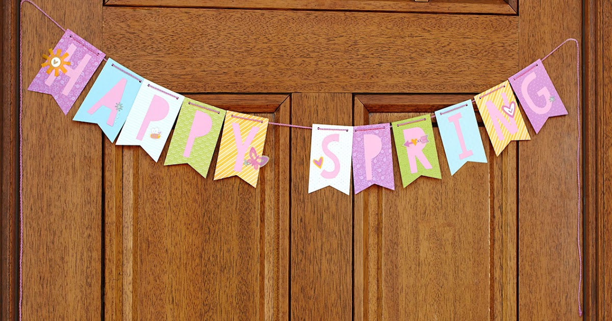 Crafty Lalia: Happy Spring Banner
